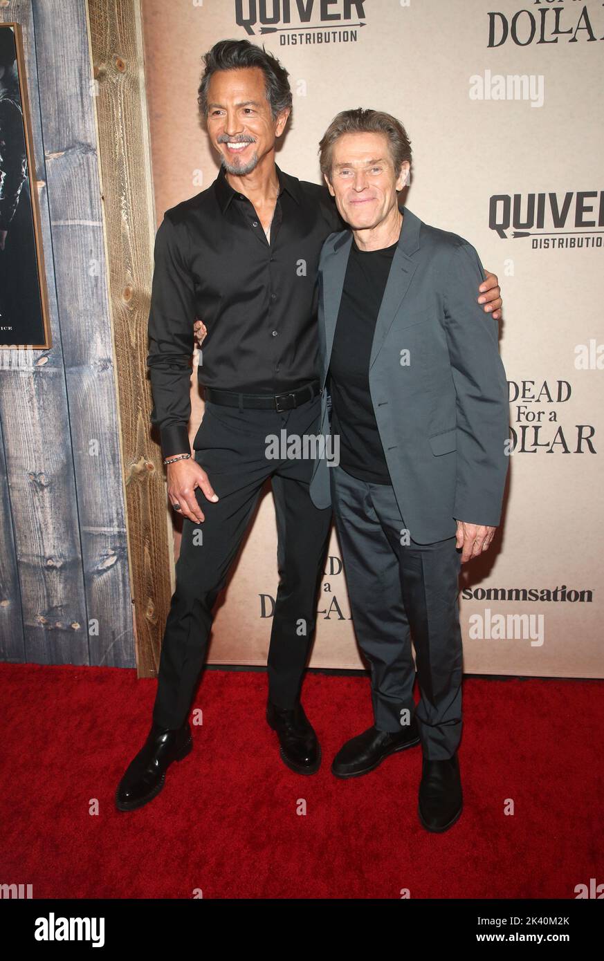 Los Angeles, Ca. 28th Sep, 2022. Benjamin Bratt, Willem Dafoe at the US ...