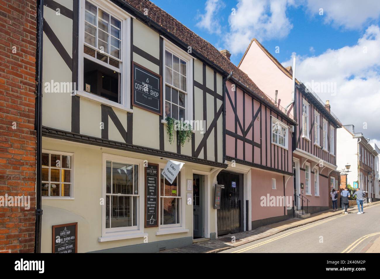 Period buildings, Trinity Street, Colchester, Essex, England, United ...