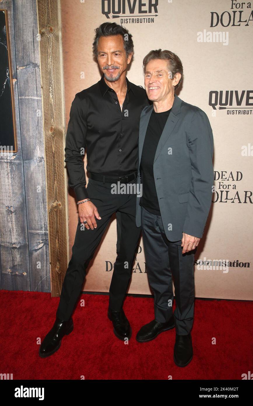 Los Angeles, Ca. 28th Sep, 2022. Benjamin Bratt, Willem Dafoe at the US ...