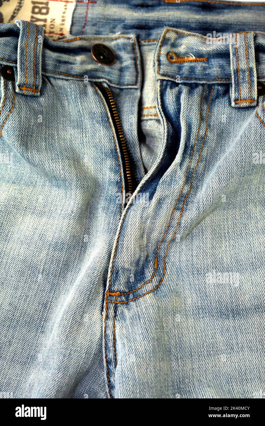 Ripped jeans stock photo Stock Photo - Alamy
