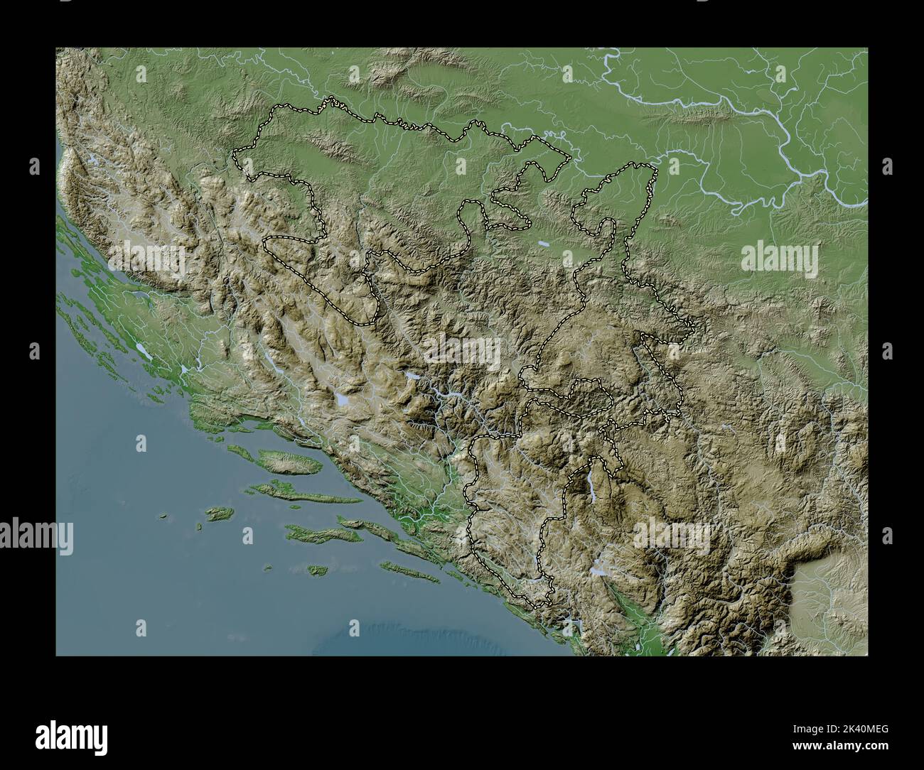 Map of banja luka hi-res stock photography and images - Alamy