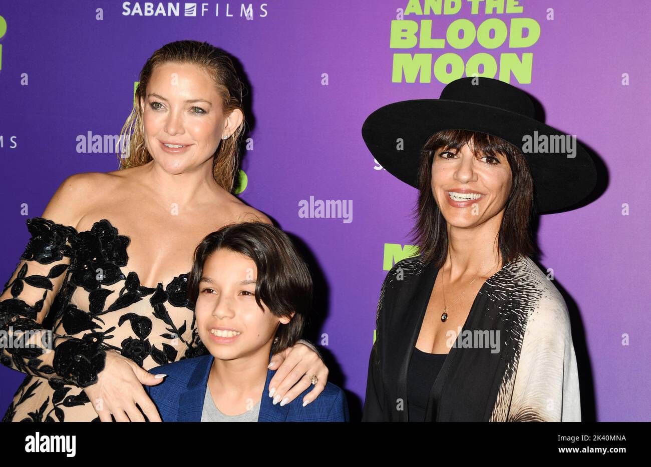 Hollywood, Ca. 28th Sep, 2022. (L-R) Kate Hudson, Evan Whitten and ...