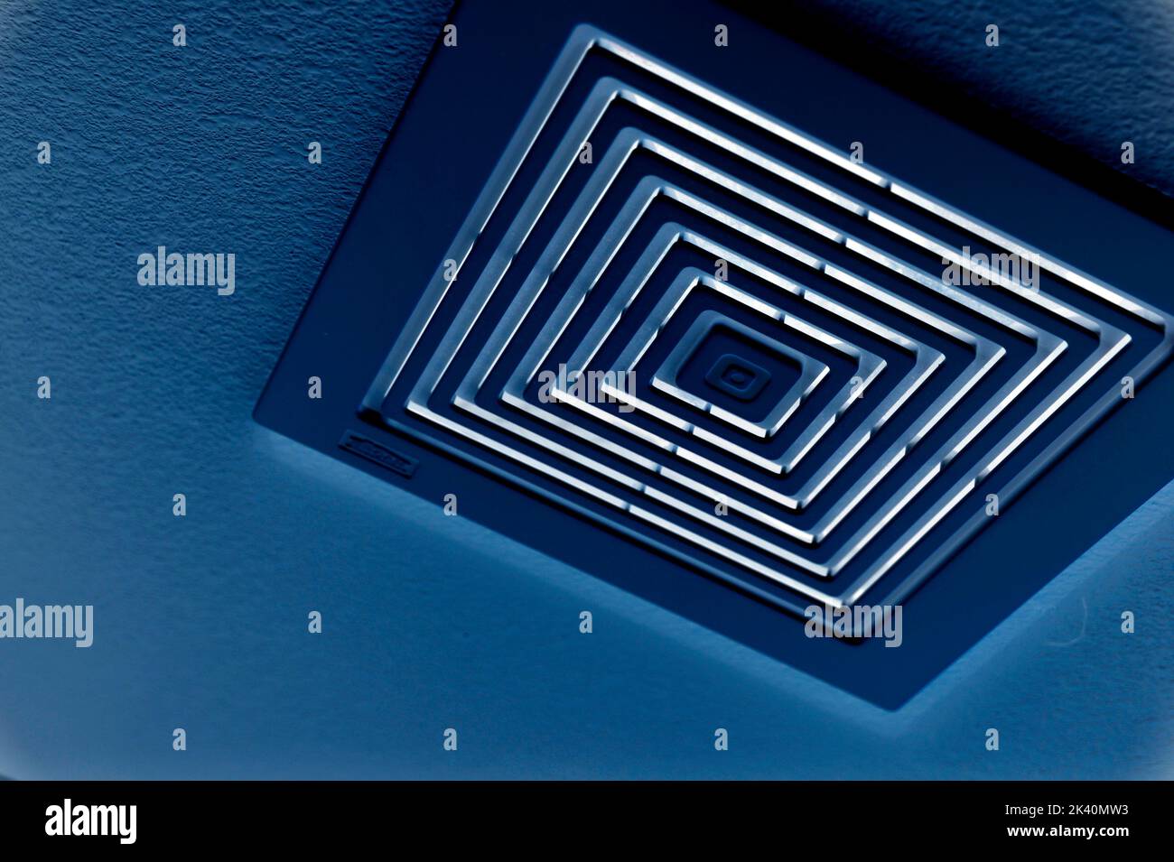Air duct in square shape stock photo Stock Photo - Alamy