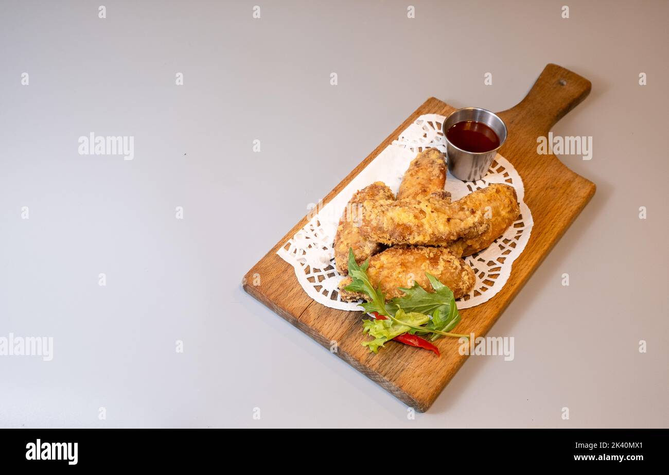 Images of foodie on the gray color background Stock Photo - Alamy