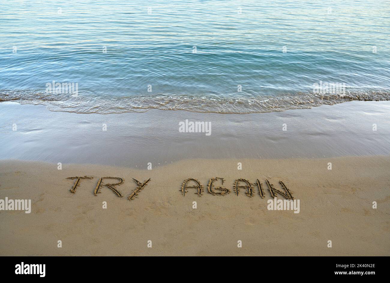 Try letter hi-res stock photography and images - Alamy