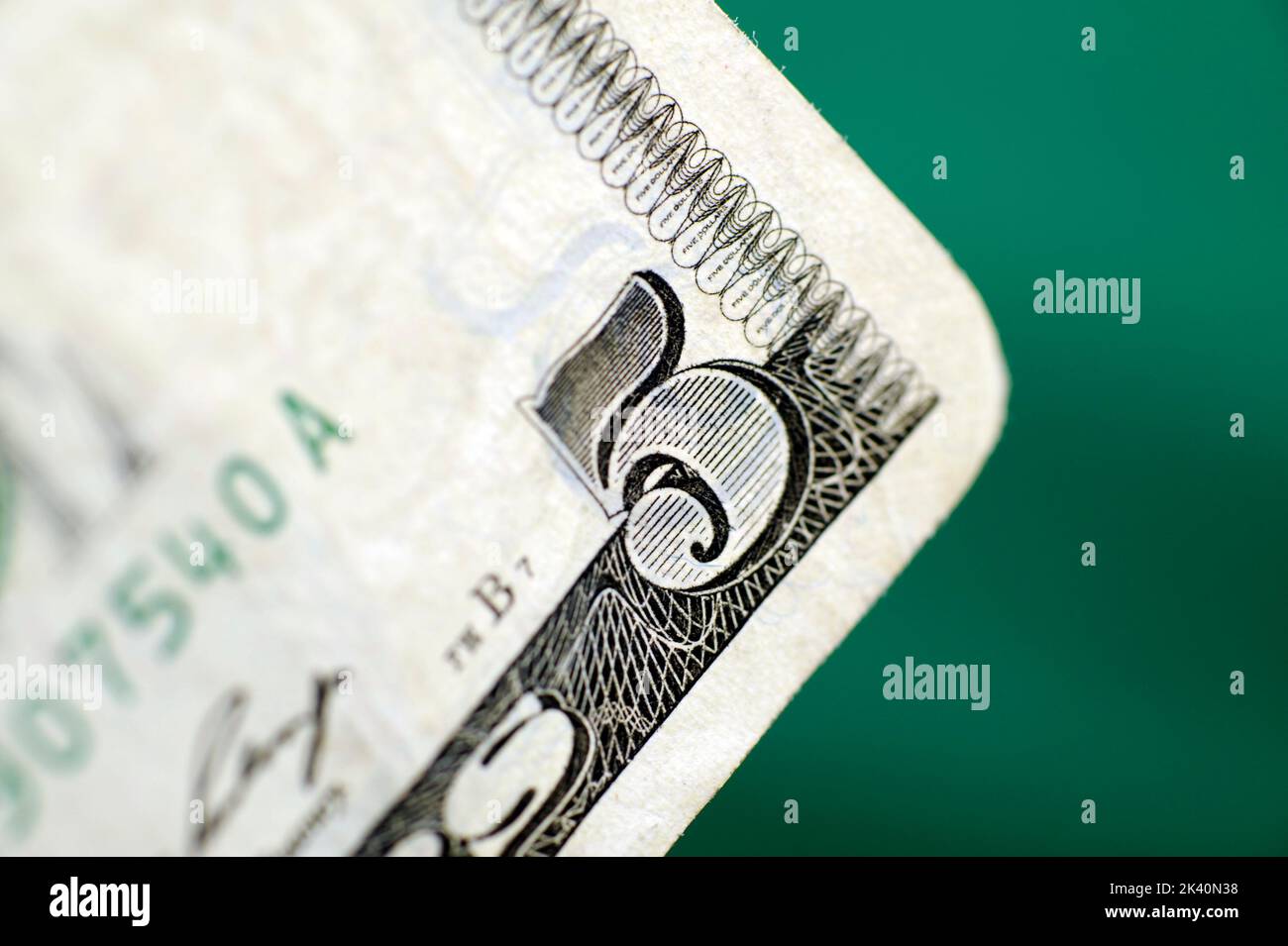 USA dollars on green background stock photo Stock Photo - Alamy