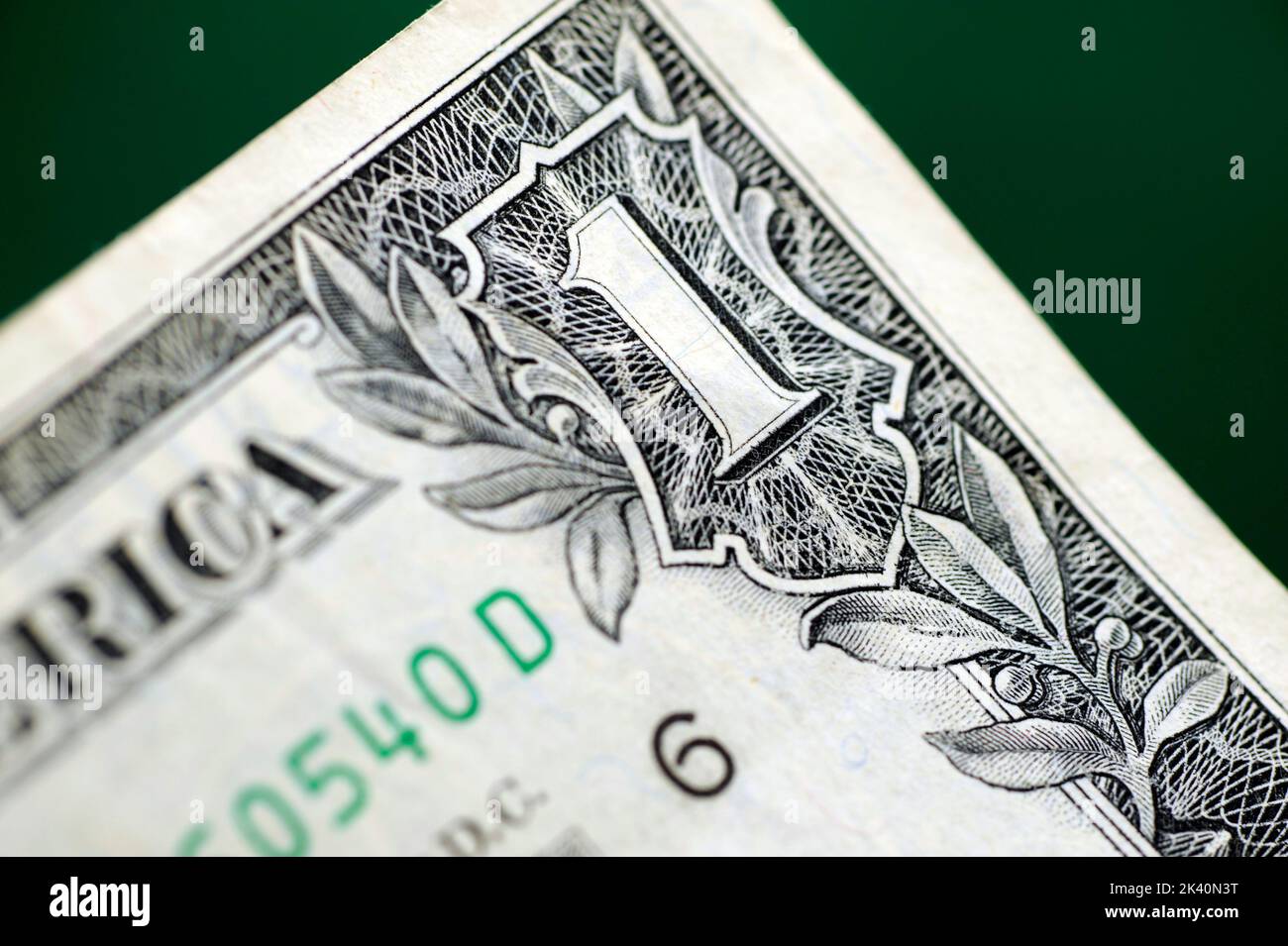 USA dollars on green background stock photo Stock Photo - Alamy
