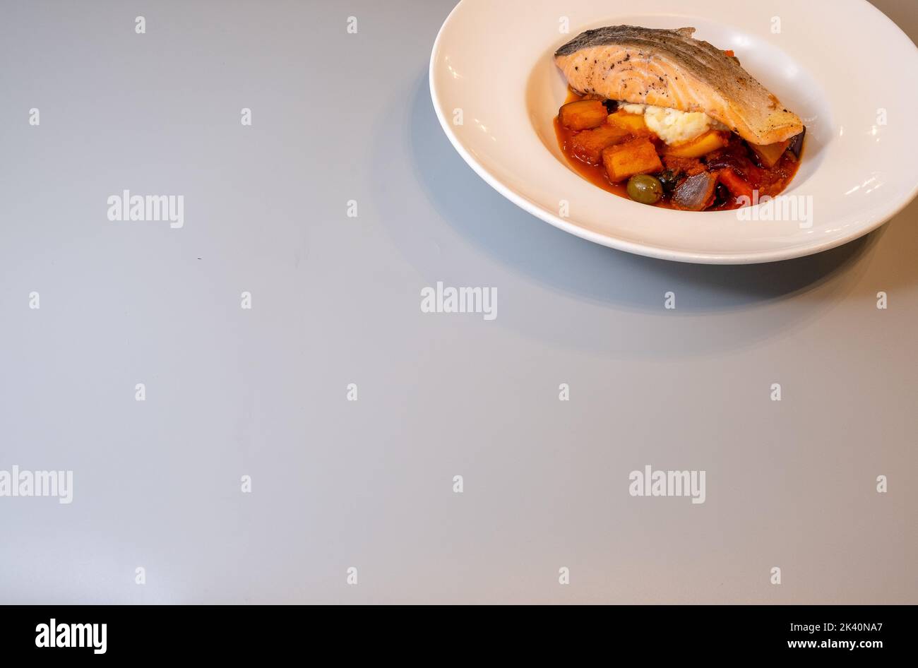 Images of foodie on the gray color background Stock Photo - Alamy