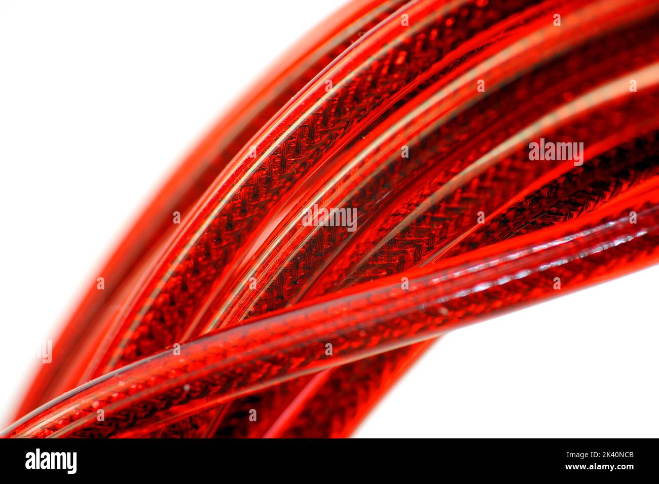 Red hot power cable stock photo Stock Photo - Alamy