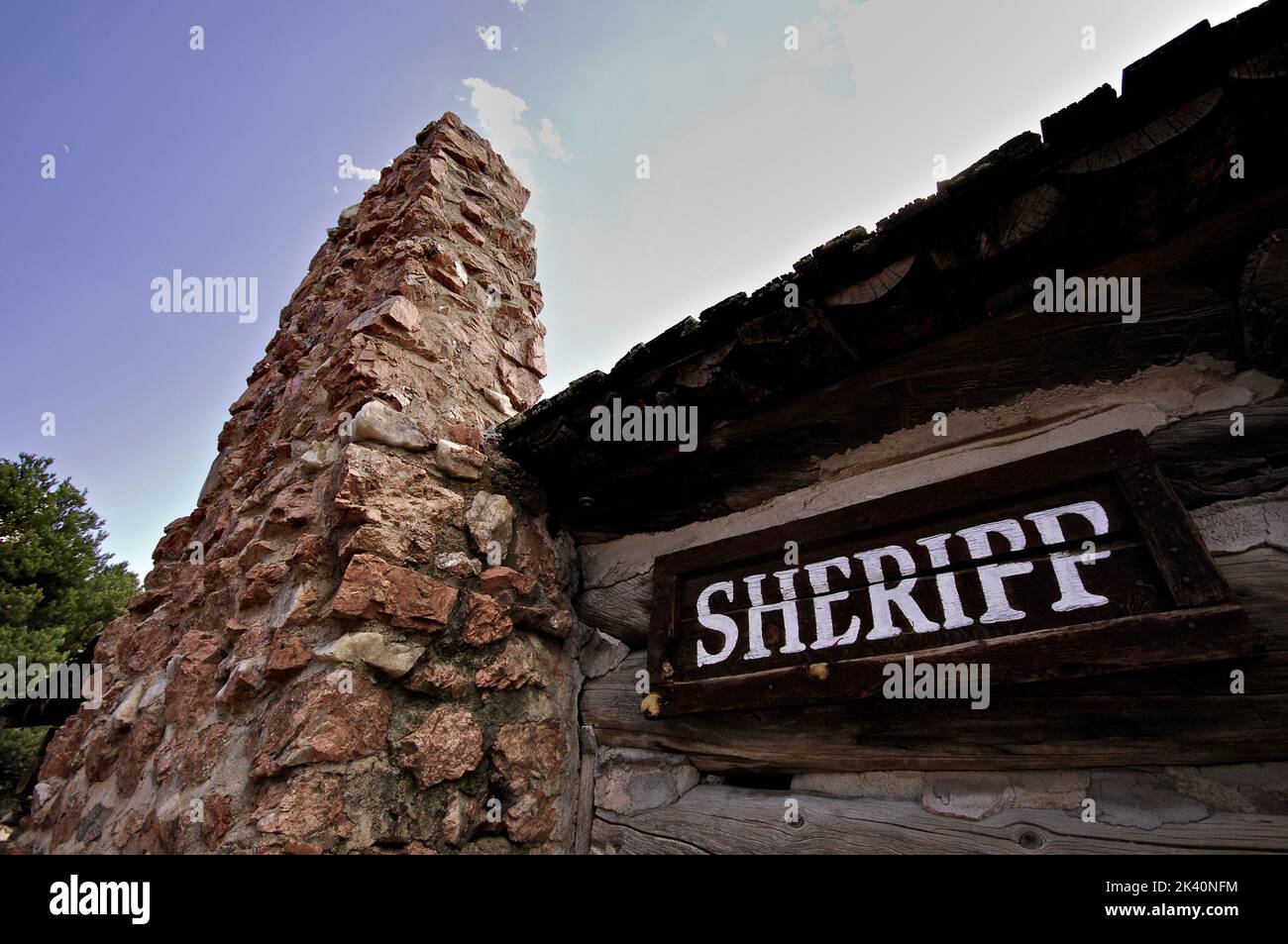 Wild west Cowboy town stock photo Stock Photo - Alamy
