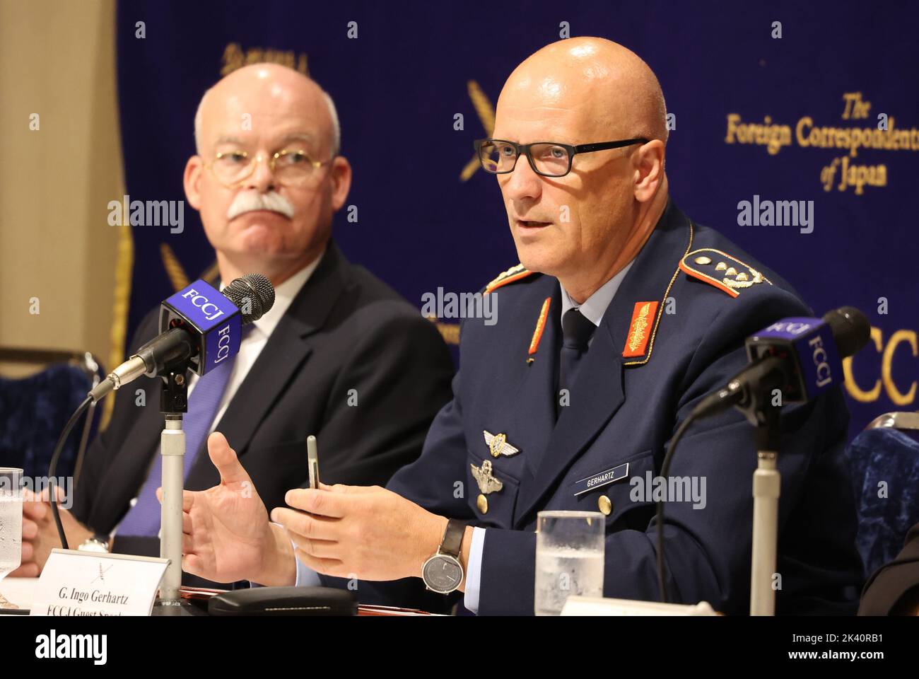 Tokyo, Japan. 29th Sep, 2022. Chief of German Air Force Lt. Gen Ingo ...