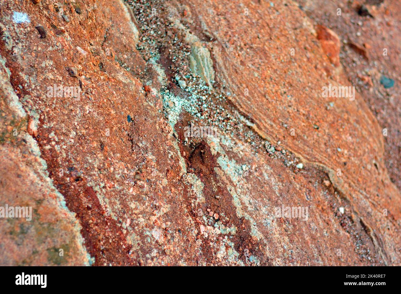 Red rough stone texture closeup horizontal background stock photo Stock ...