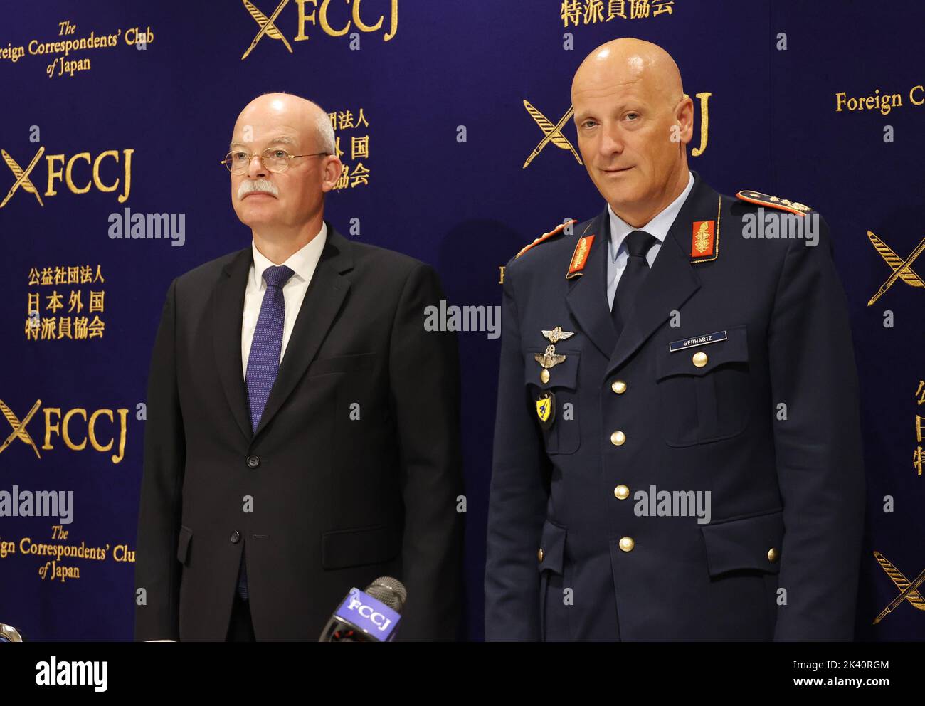 Tokyo, Japan. 29th Sep, 2022. Chief of German Air Force Lt. Gen Ingo ...