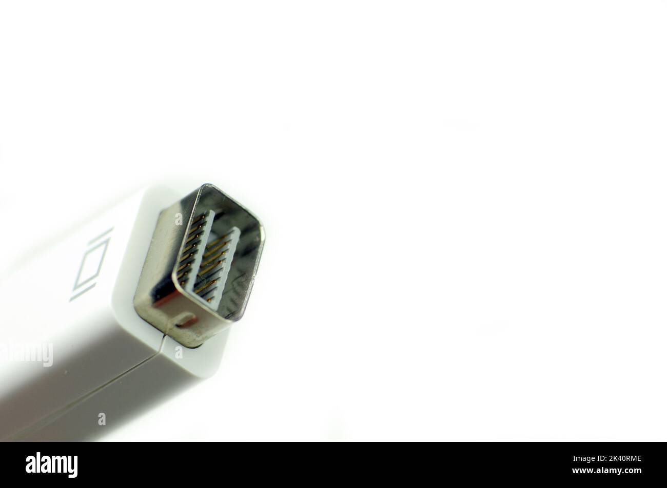 Cable isolated on white stock photo Stock Photo - Alamy