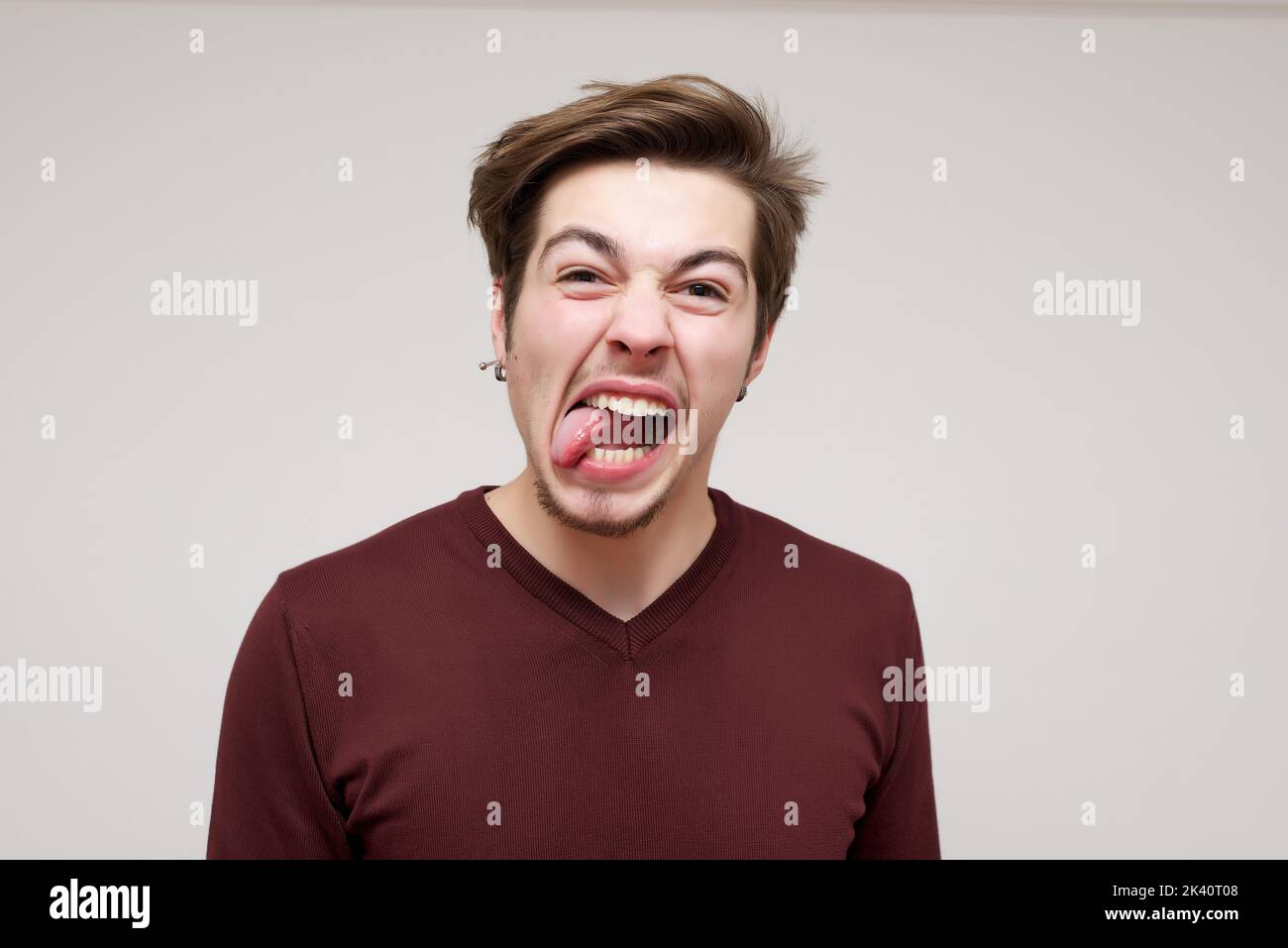 Comical funny face Stock Photo - Alamy