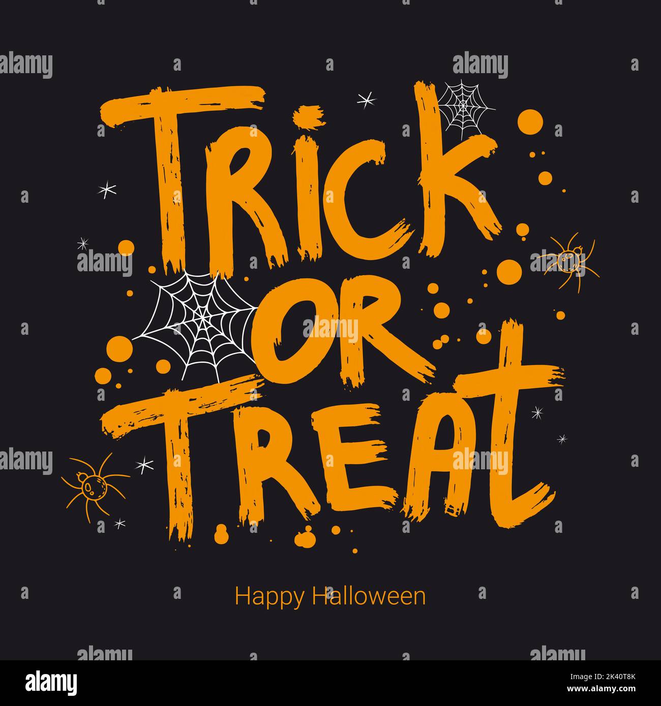 Cobweb spiders halloween party Stock Vector Images - Alamy