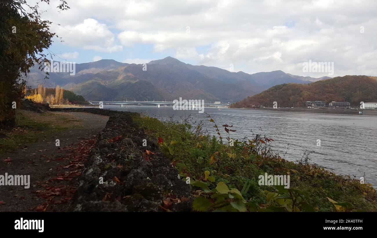 Most Beautiful Lake View of Mount Fuji Tokyo Japan Stock Photo - Alamy