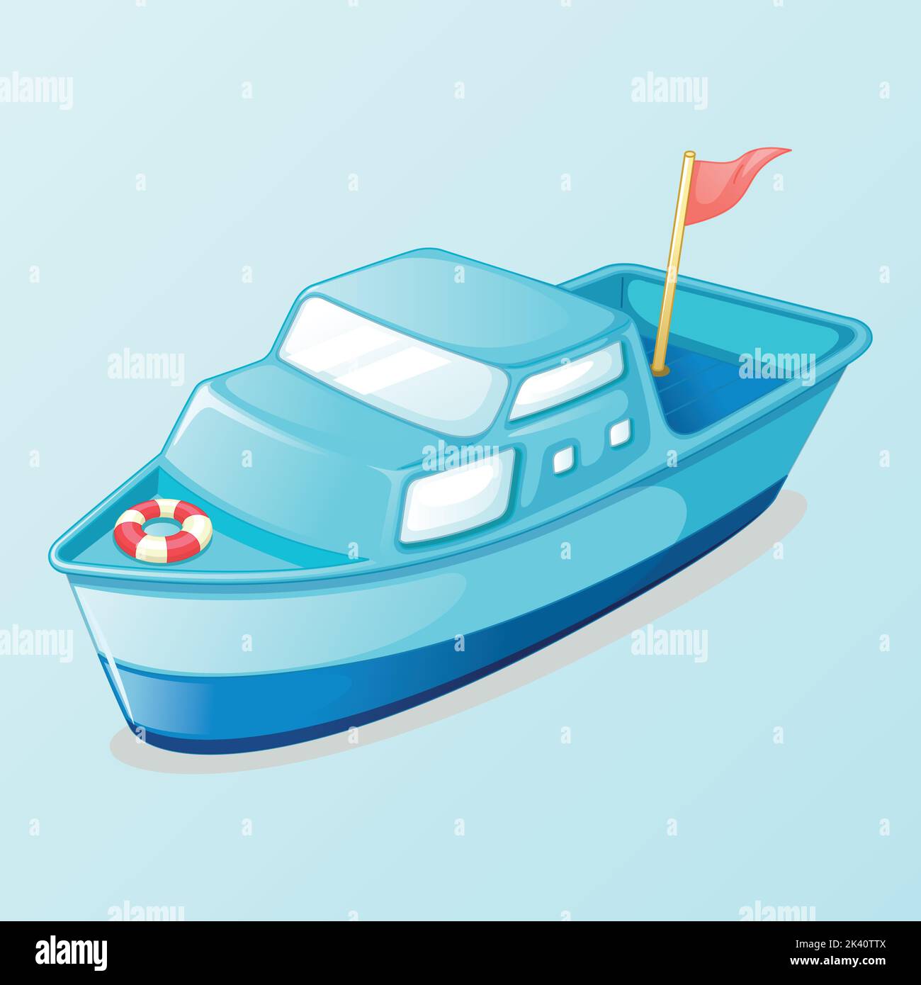 A kids book design of a blue boat Stock Vector Image & Art - Alamy