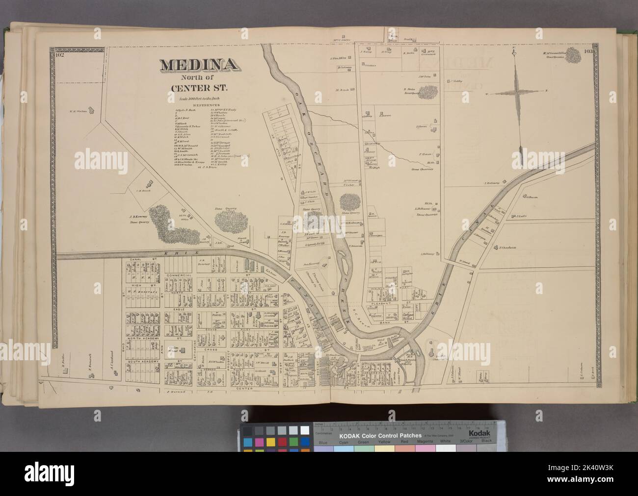 Medina county map hi-res stock photography and images - Alamy