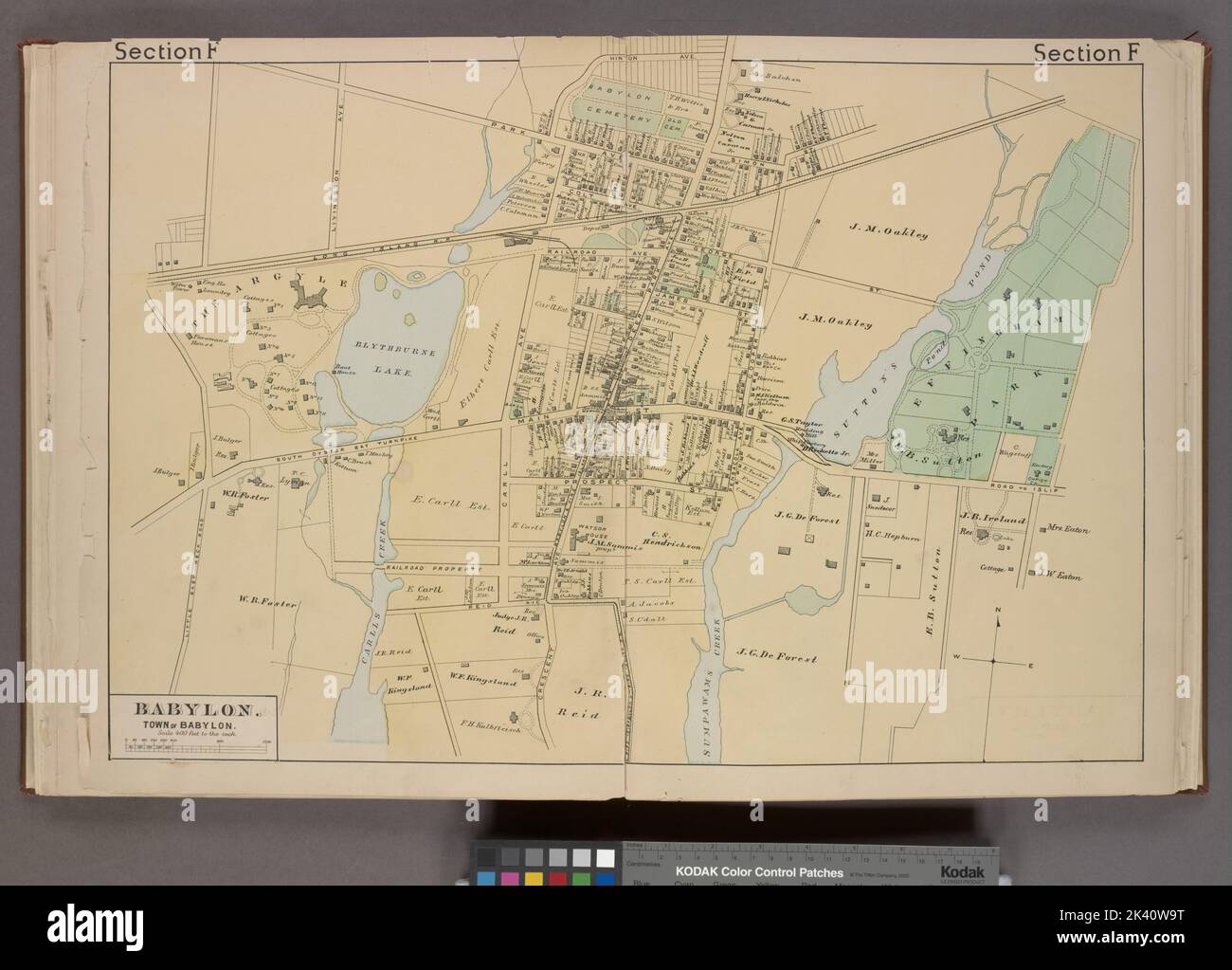 Babylon. Village Cartographic. Atlases, Maps. 1888. Lionel Pincus and ...