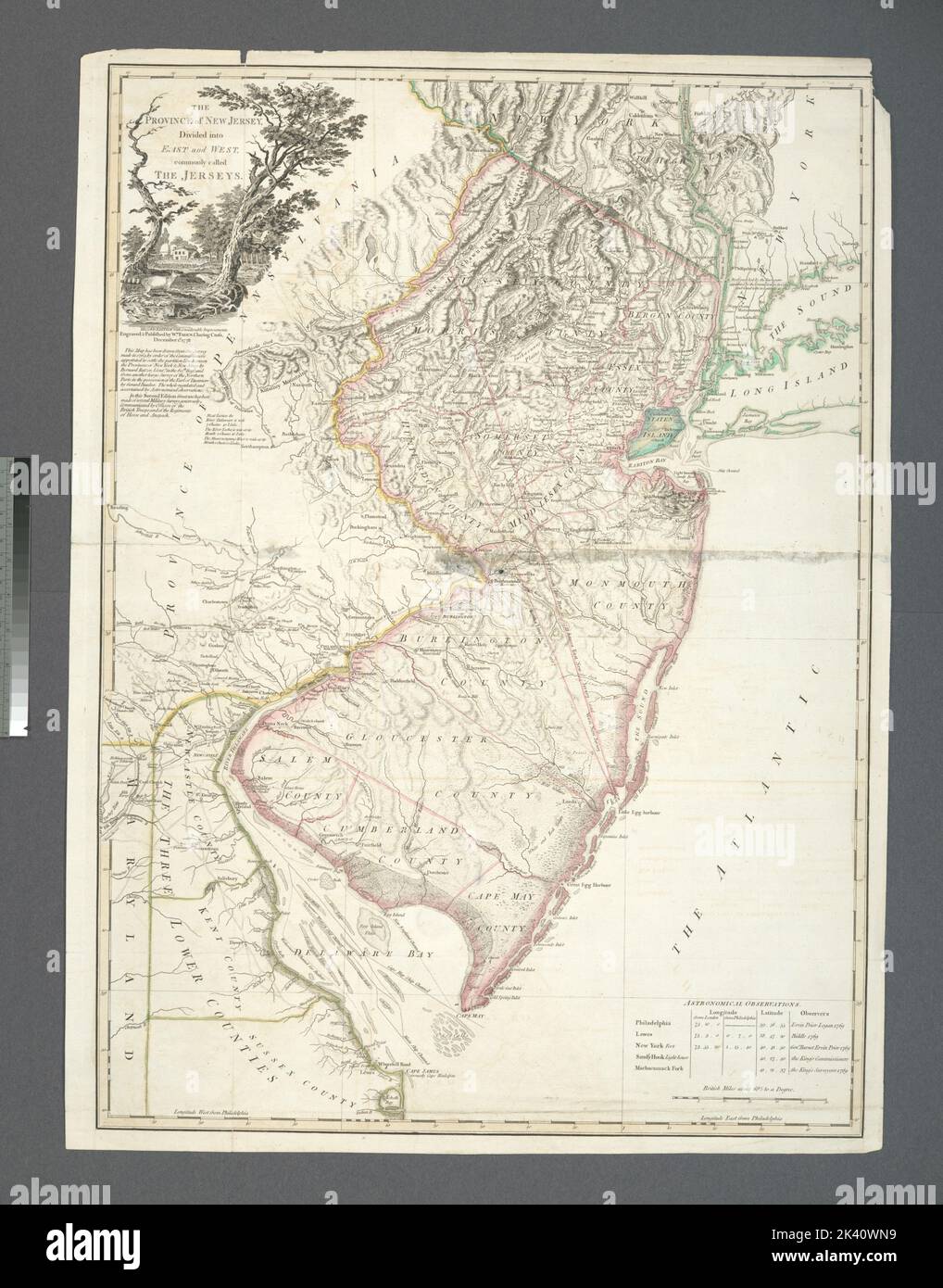 The Province of New Jersey, divided into East and West, commonly called ...