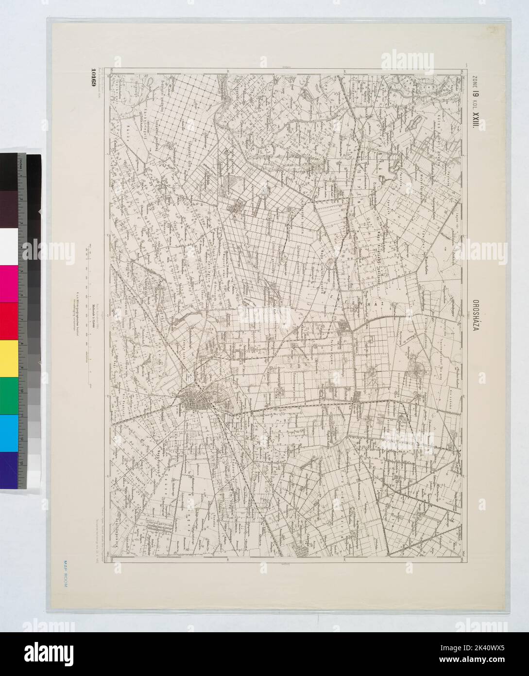 Oroshaza. Cartographic. Maps, Topographic maps. 1912. Lionel Pincus and ...