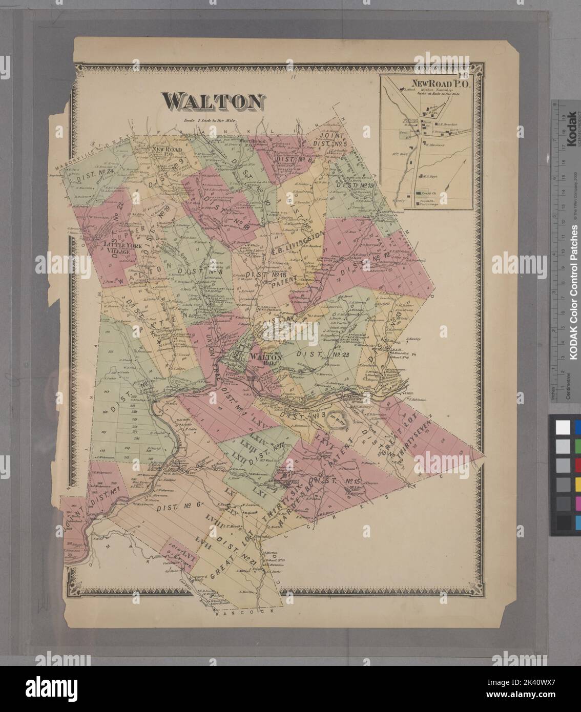 Walton Township; New Road P.O. Village Cartographic. Atlases, Maps ...