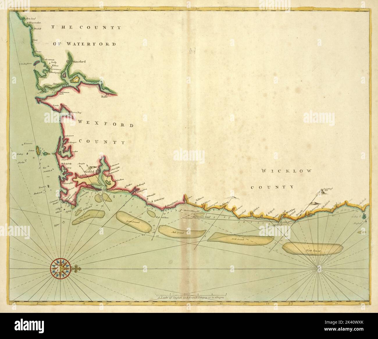 Waterford map ireland hi-res stock photography and images - Alamy