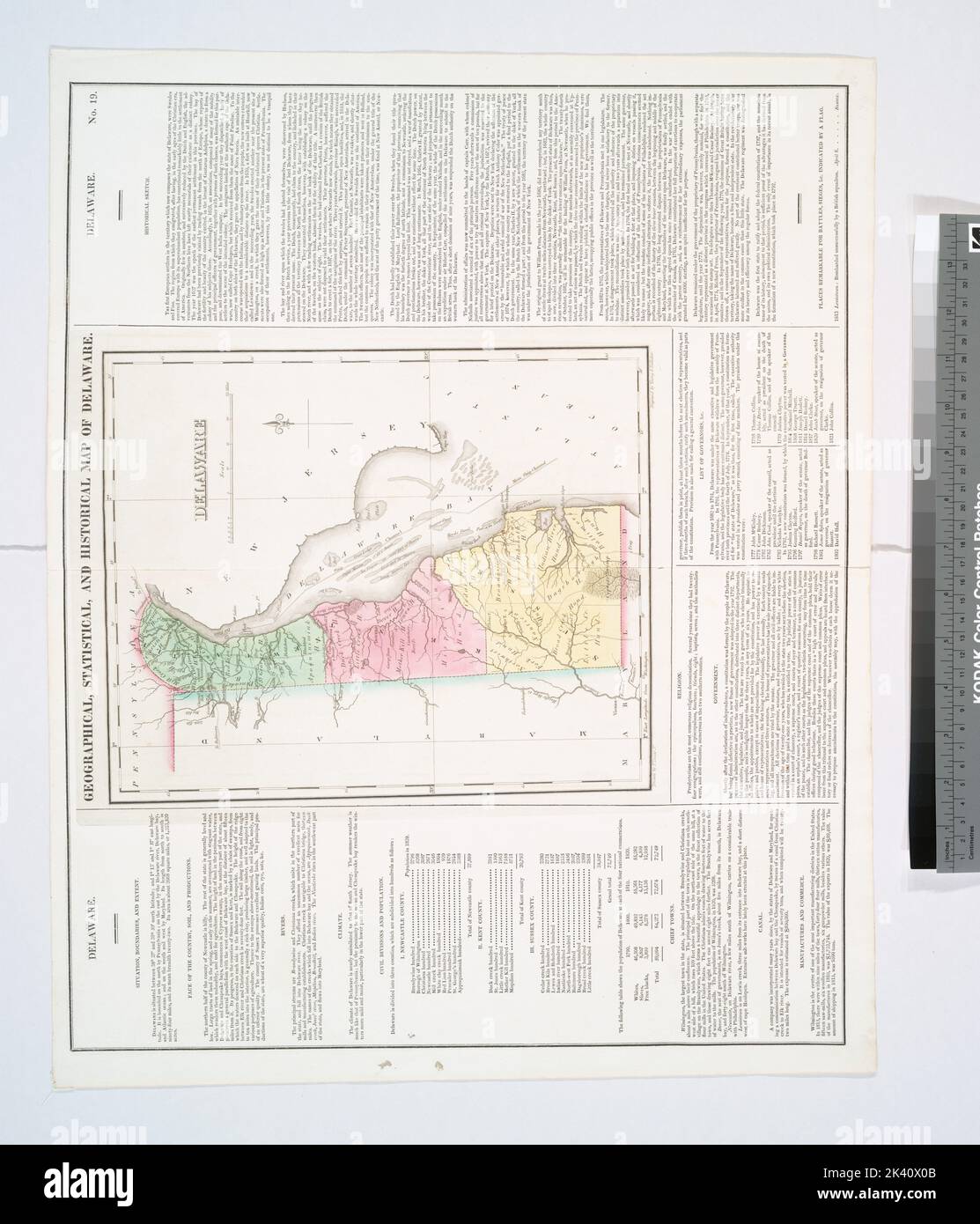 Delaware Cartographic. Maps. 1822. Lionel Pincus and Princess Firyal ...