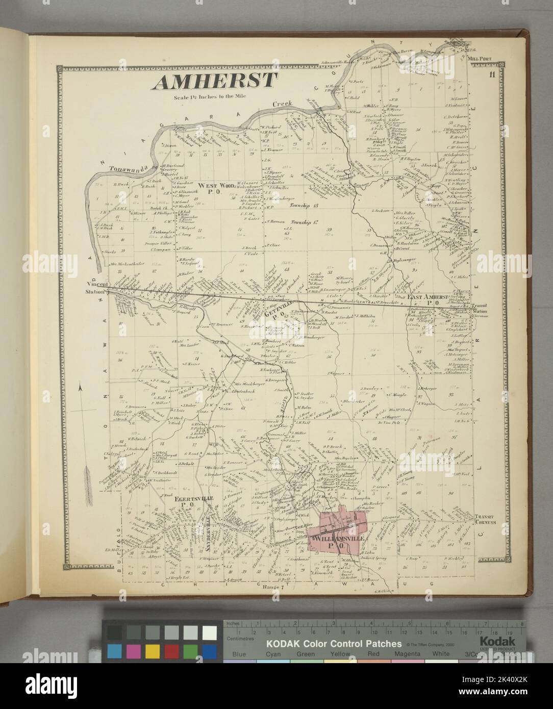 Map of amherst hi-res stock photography and images - Alamy
