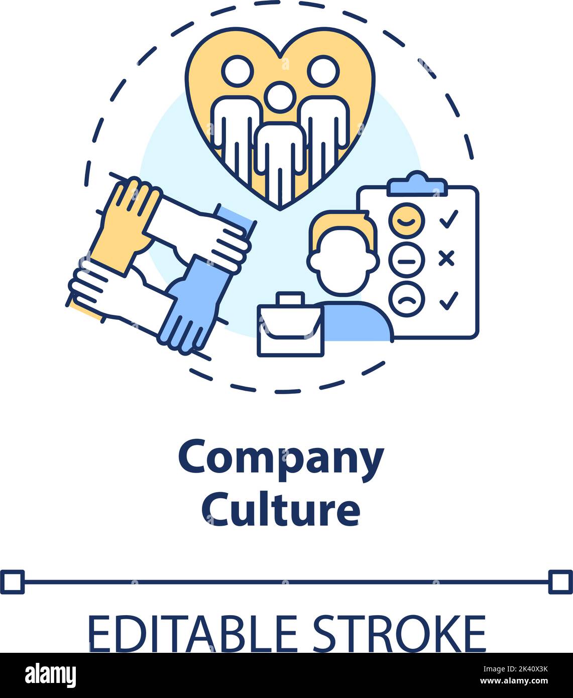 Company culture concept icon Stock Vector Image & Art - Alamy