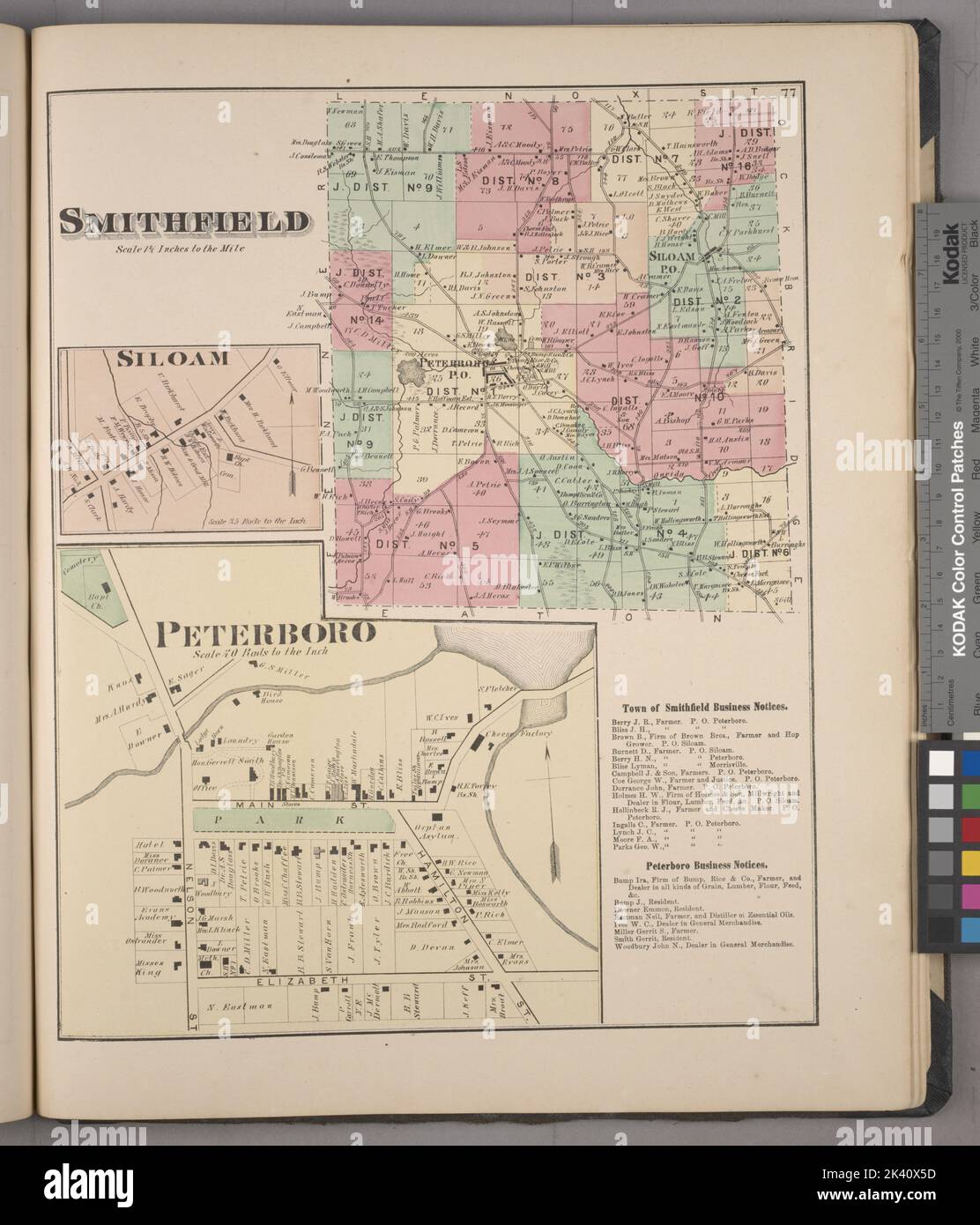 Smithfield map hi-res stock photography and images - Alamy