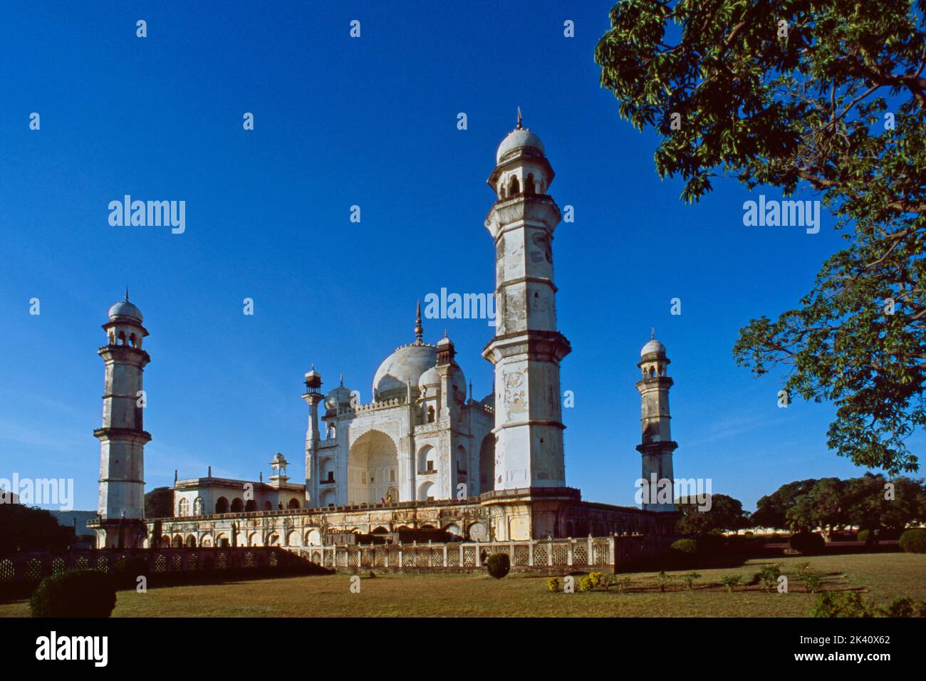 Ancient architectural building of Bibi ka Maqbara at Aurangabad city in ...