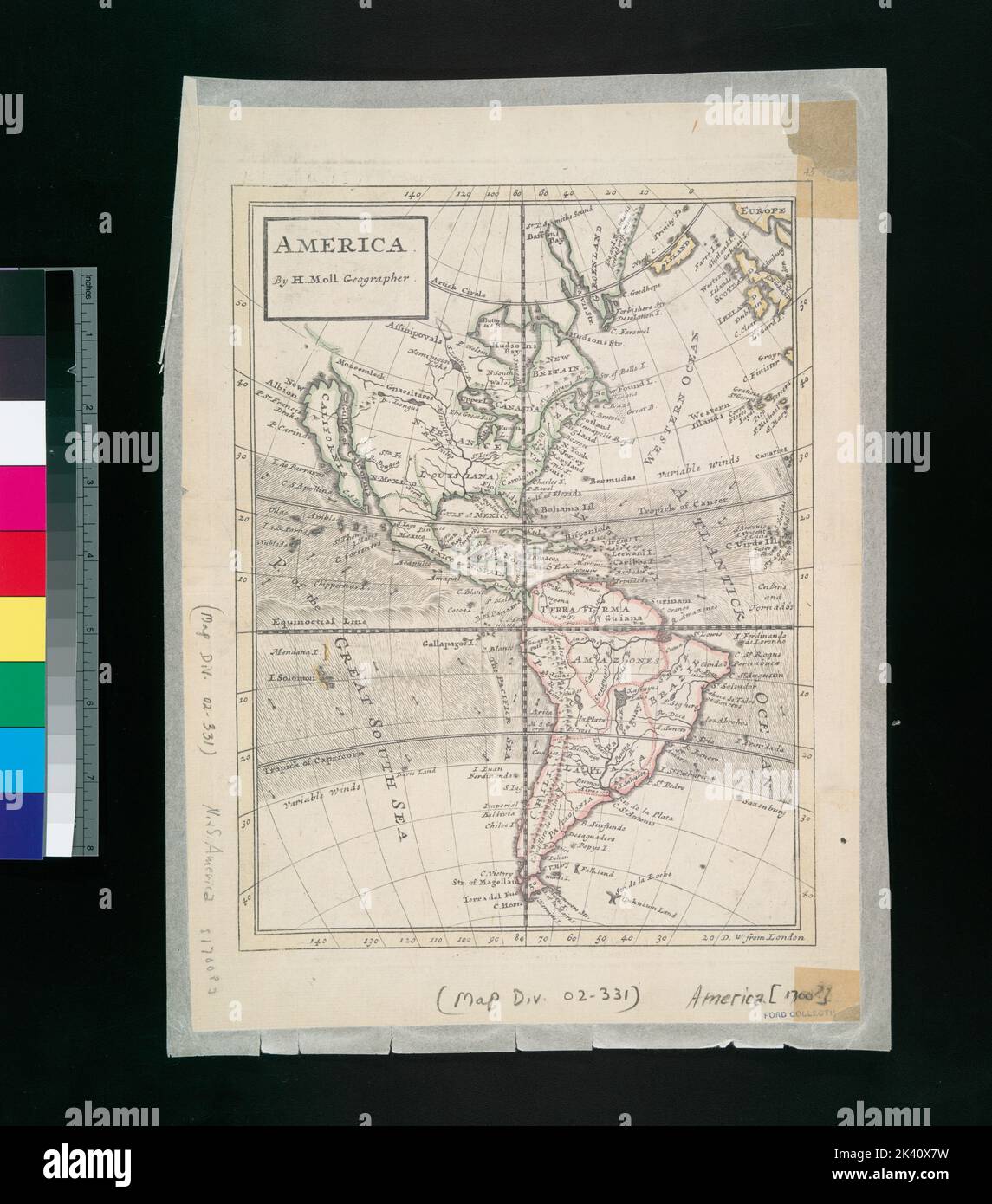 America Cartographic. Maps. 1736. Lionel Pincus and Princess Firyal Map ...