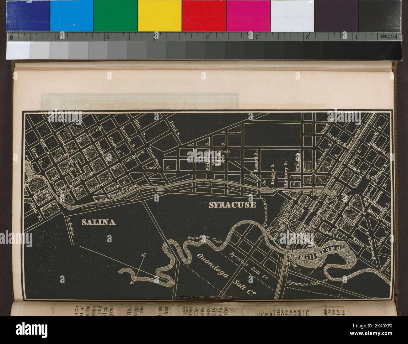Syracuse and Salina villages. Cartographic. Atlases, Maps. 1838. Lionel ...