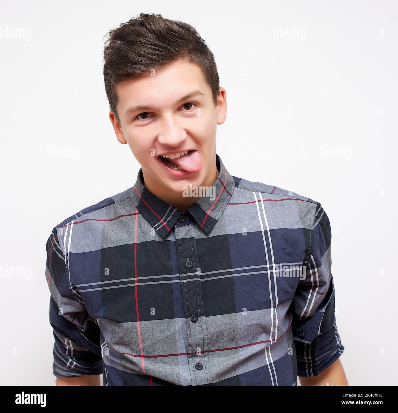 Comical funny face Stock Photo - Alamy