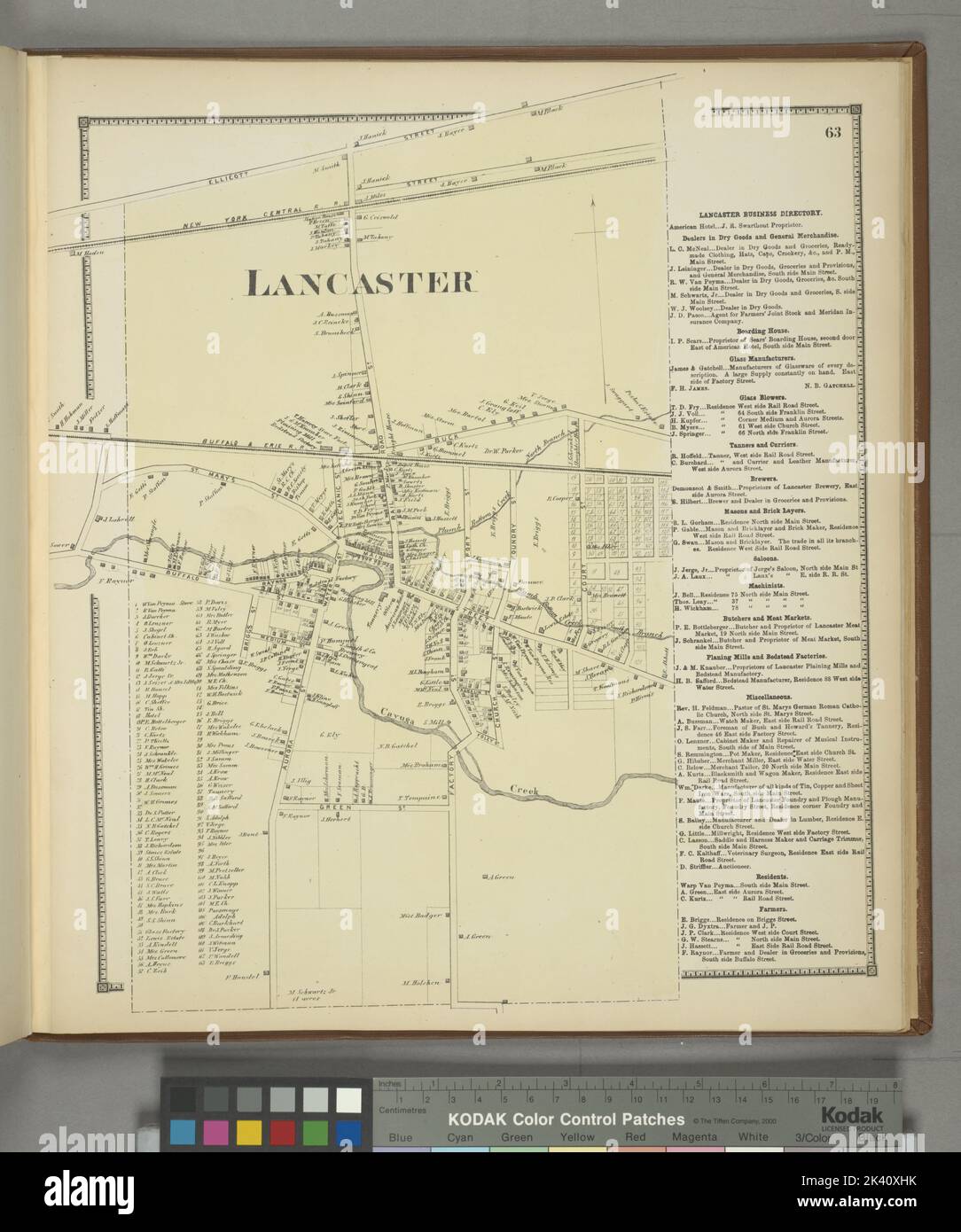 Lancaster Village; Lancaster Business Directory Cartographic. Atlases ...