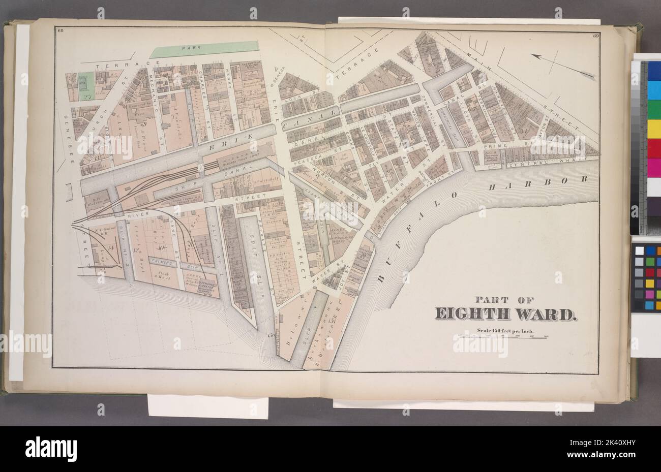Part of Eighth Ward. Cartographic. Maps. 1872. Lionel Pincus and ...