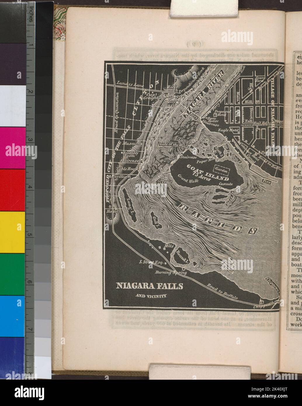 Niagara Falls and vicinity. Cartographic. Atlases, Maps. 1838. Lionel ...