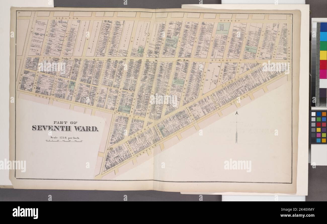 Part of Seventh Ward. Cartographic. Maps. 1872. Lionel Pincus and ...