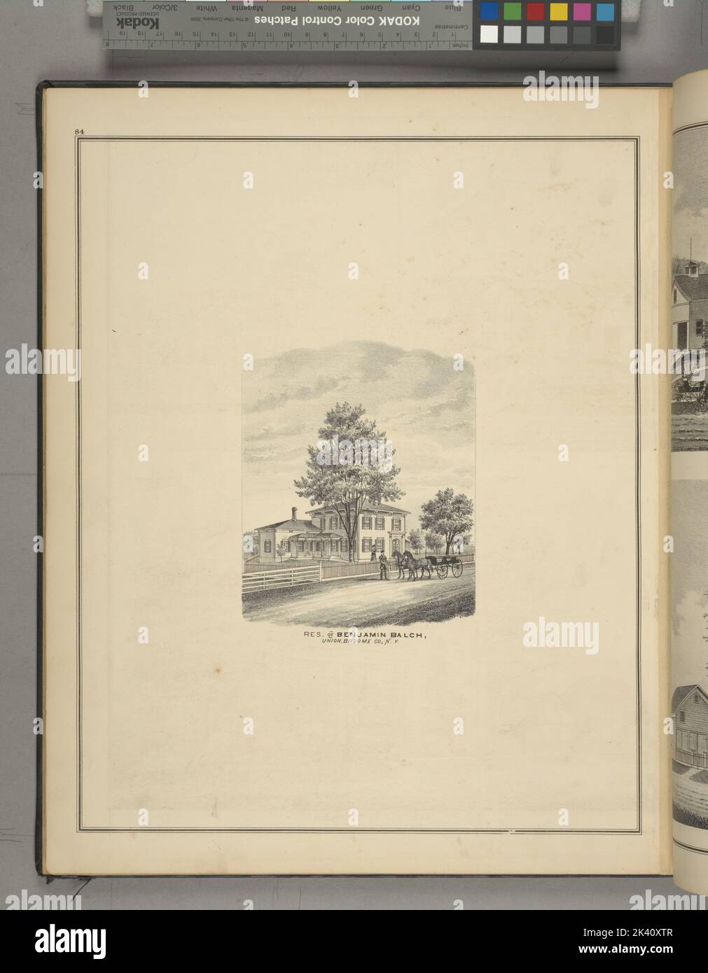 Res. of Benjamin Balch, Union, Broome Co., N.Y. Cartographic. Atlases ...