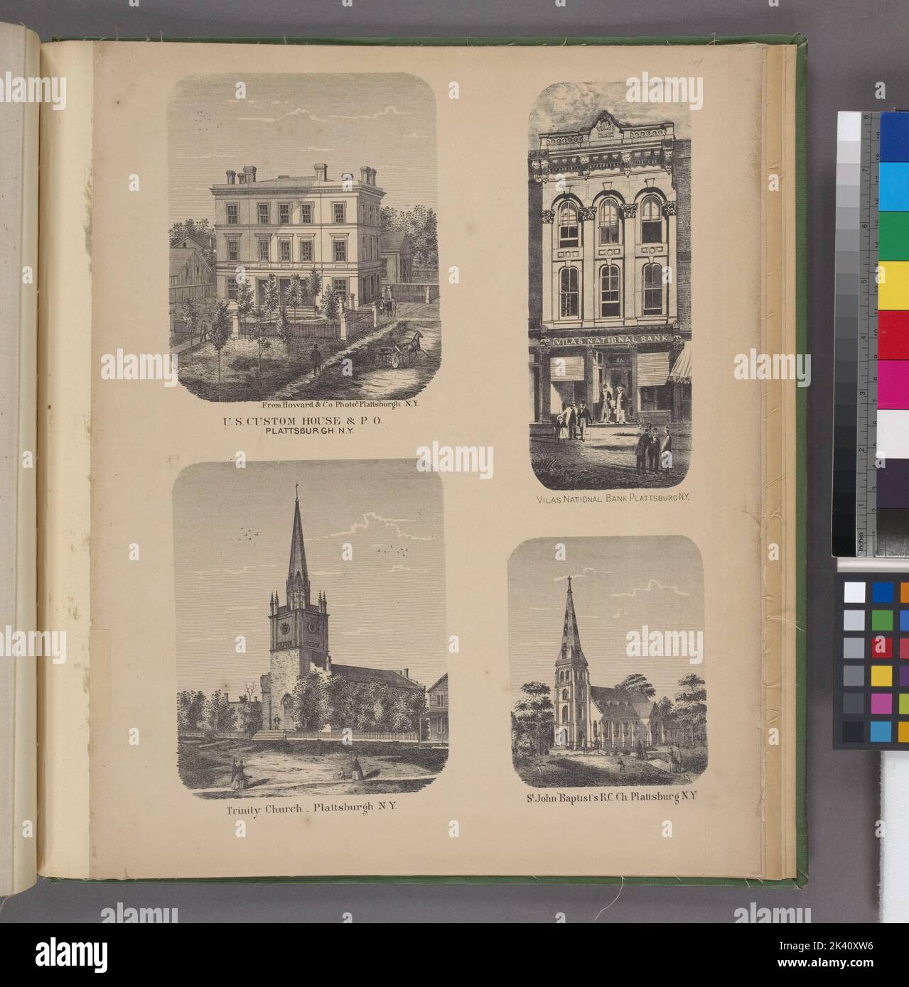 Map of plattsburg hi-res stock photography and images - Alamy