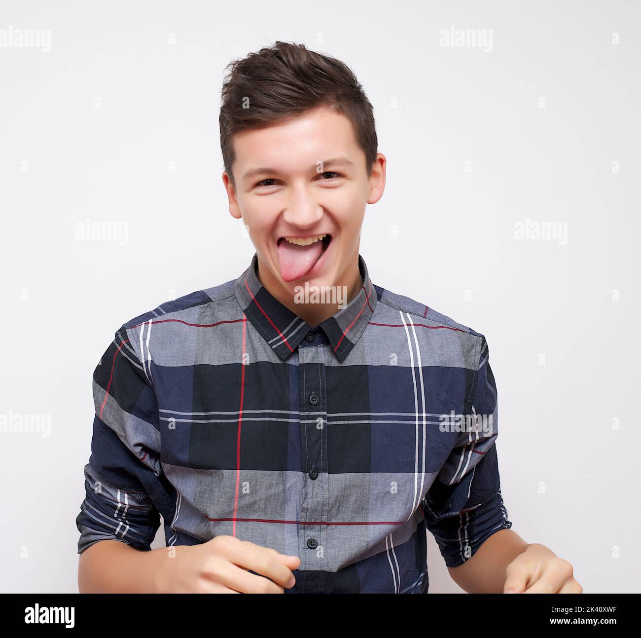 Comical funny face Stock Photo - Alamy