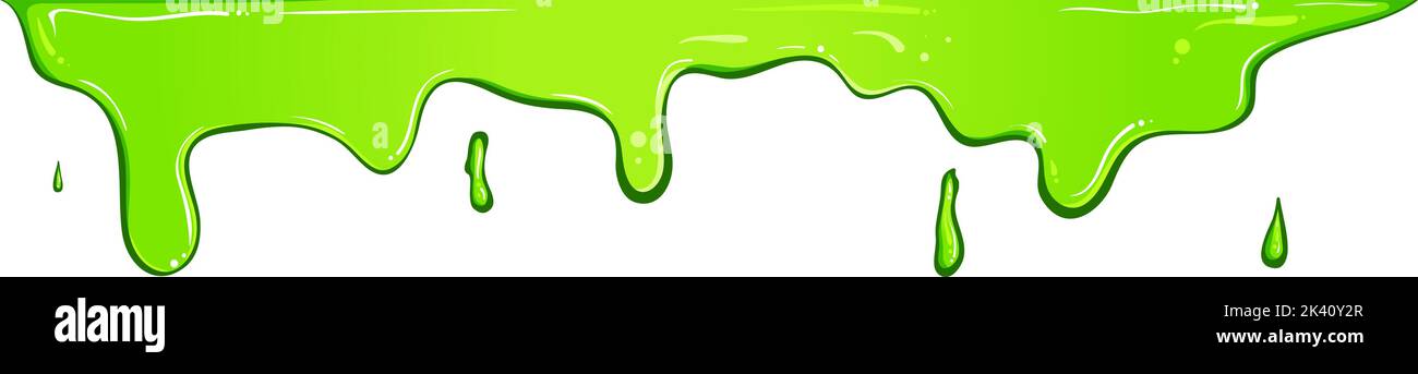 Cartoon green dripping background Stock Vector Images - Alamy