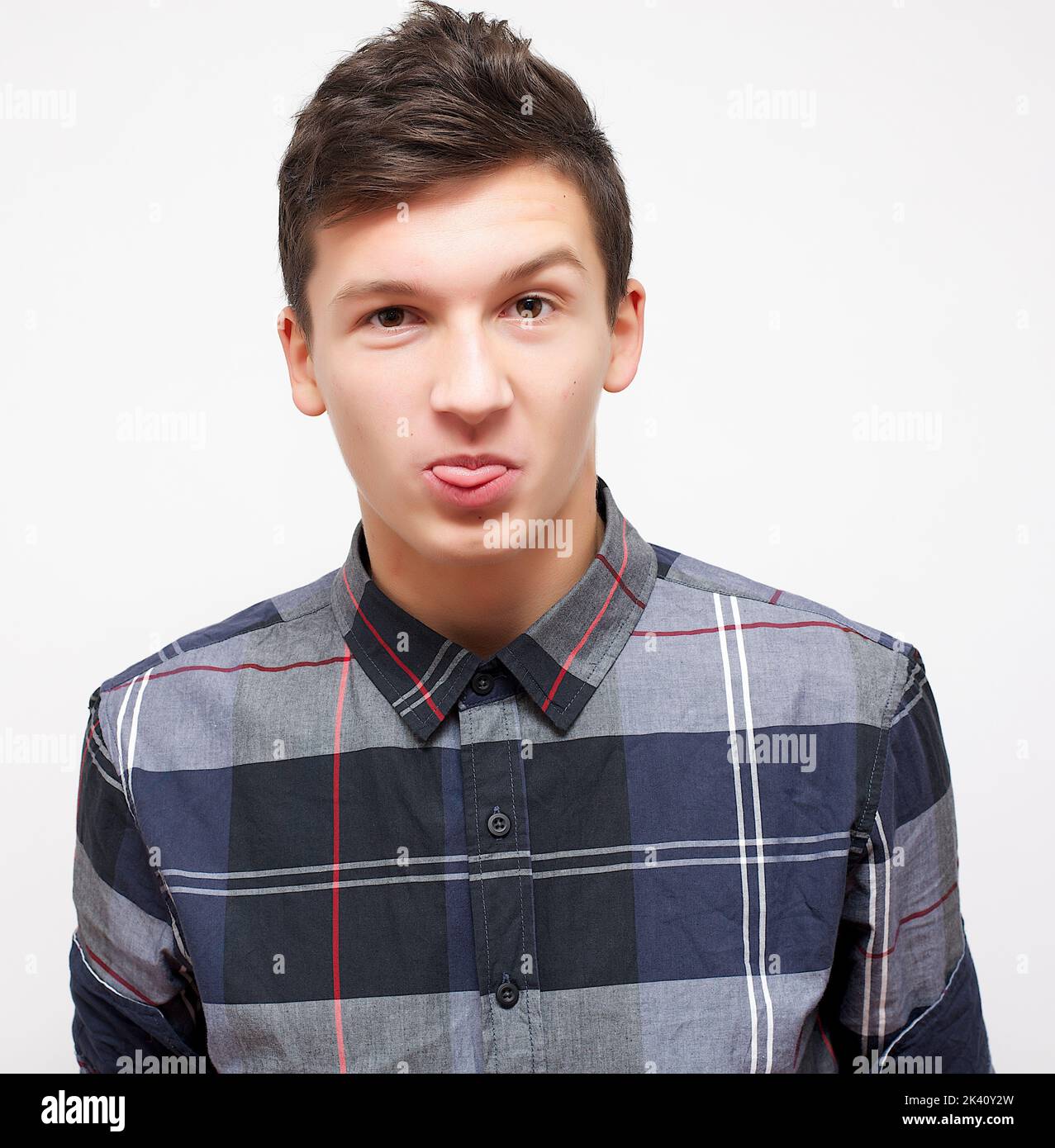 Comical funny face Stock Photo - Alamy