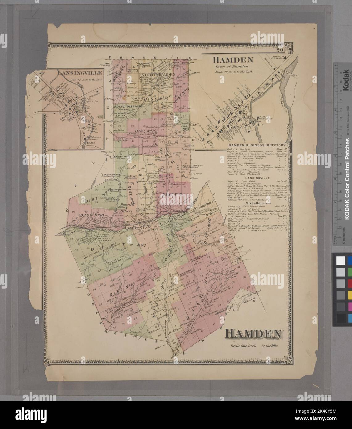 Hamden map hi-res stock photography and images - Alamy