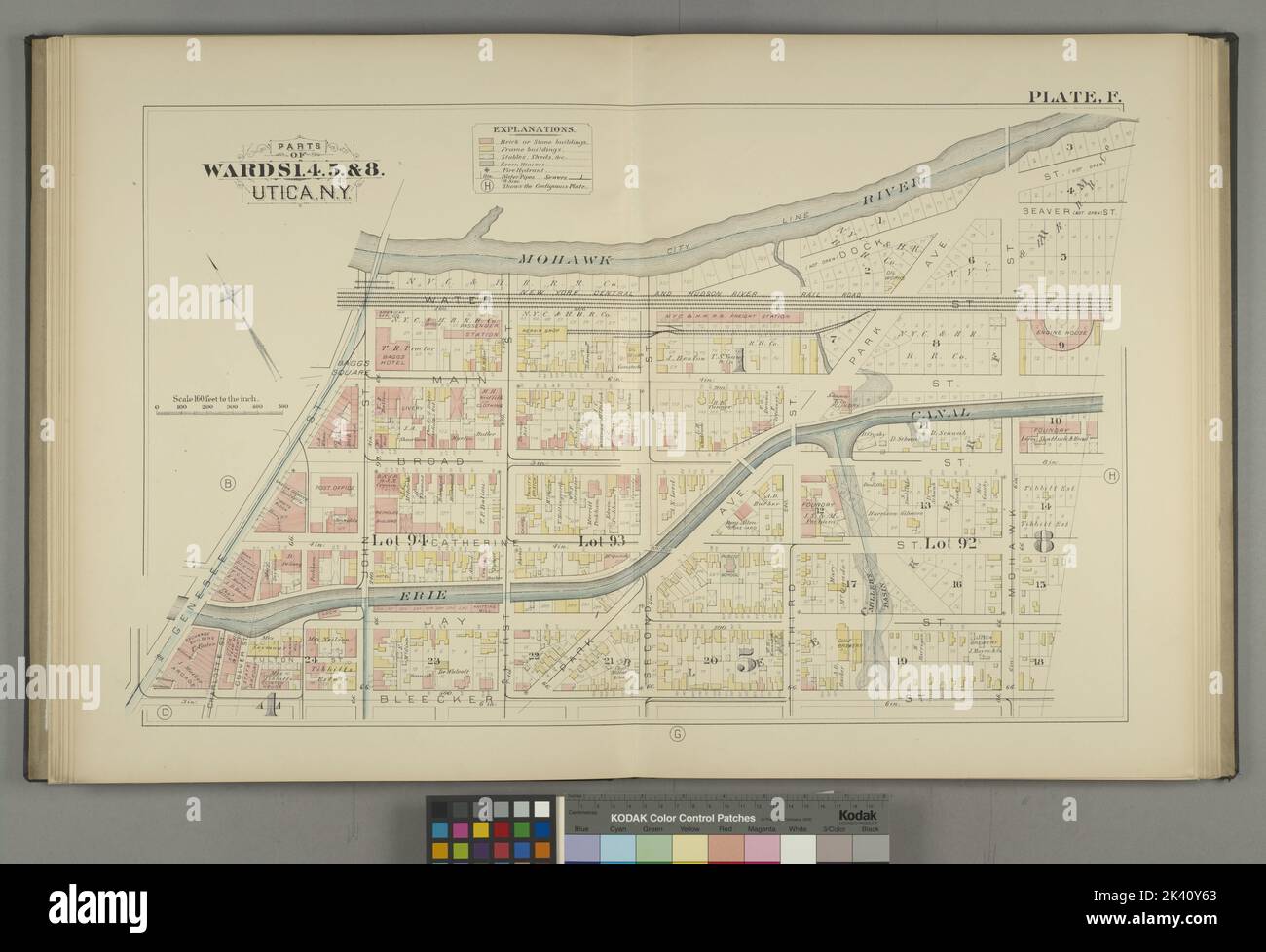 Parts of Wards 4. 5. & 8. Cartographic. Atlases, Maps. 1883. Lionel ...