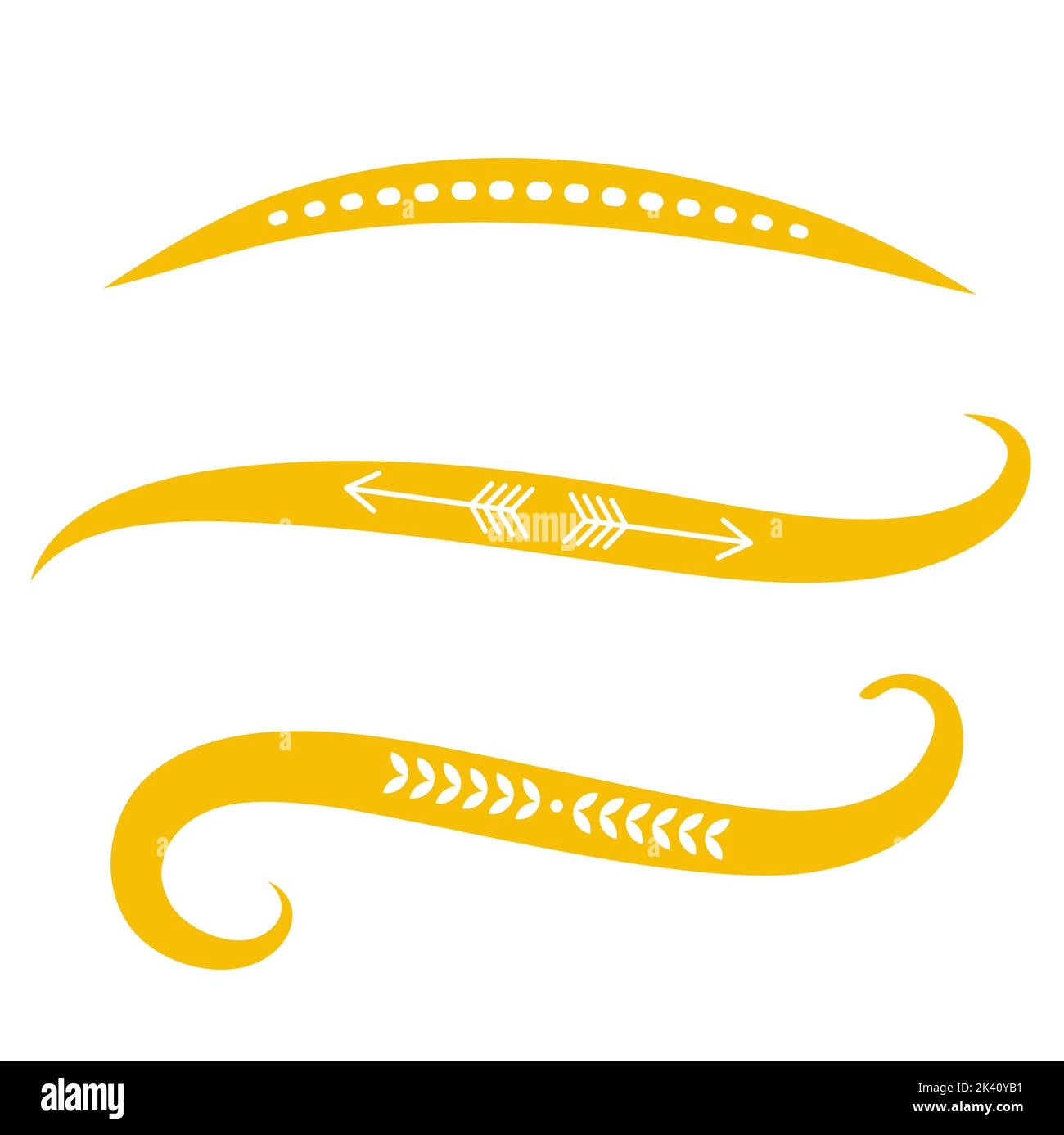 Yellow Swirls Swash Logo Ornament Design Stock Vector Image & Art - Alamy