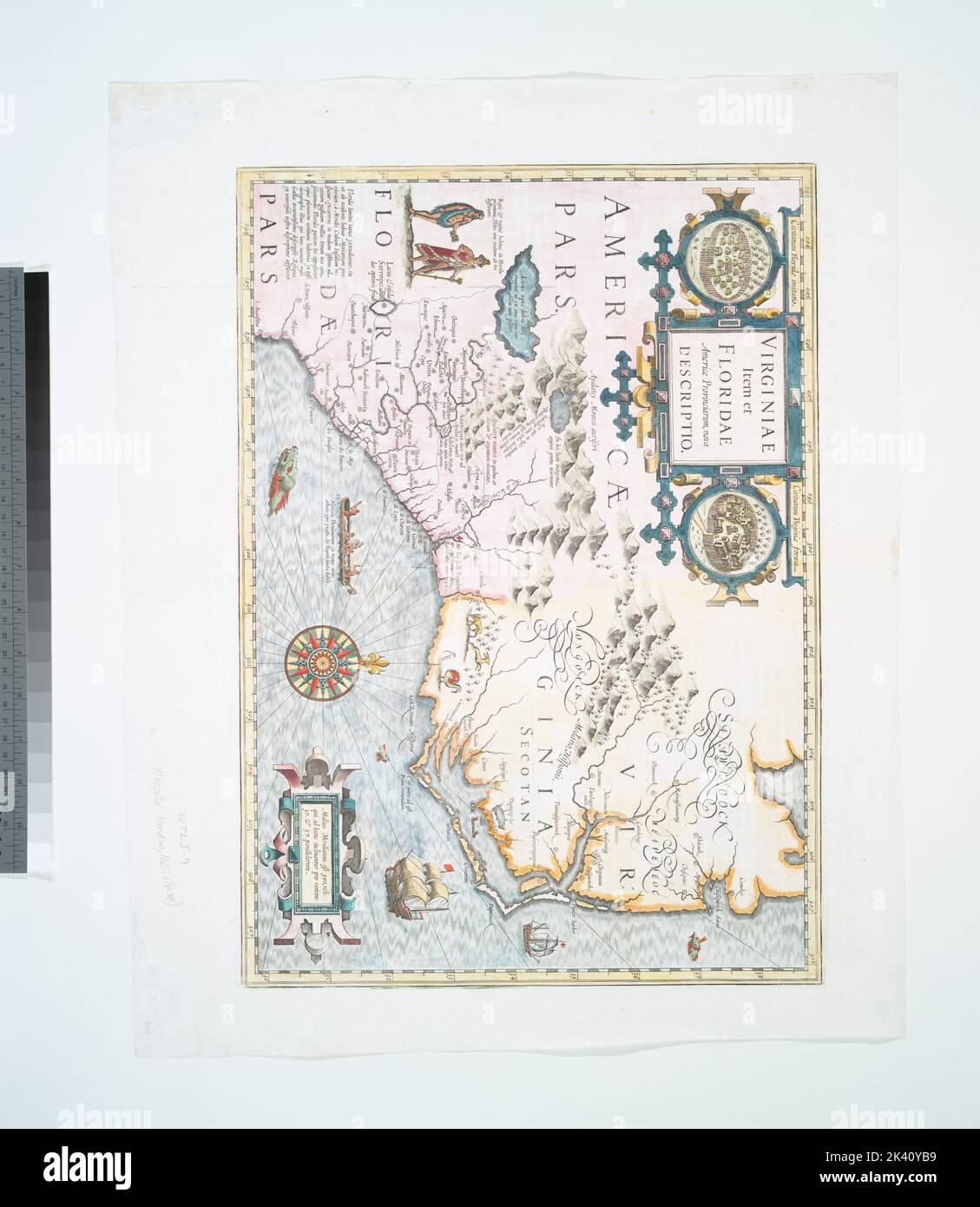 Virginiae item et Floridae Americae provinciarum, nova descriptio ...
