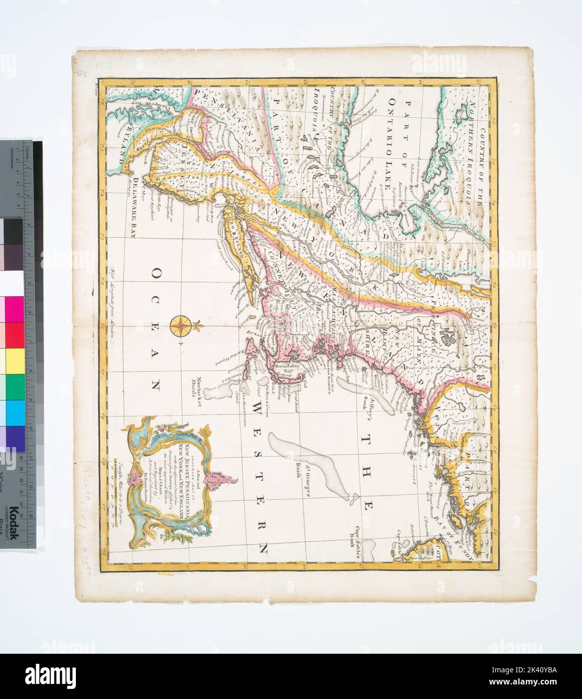 A new and accurate map of New Jersey, Pensilvania, New York and New ...